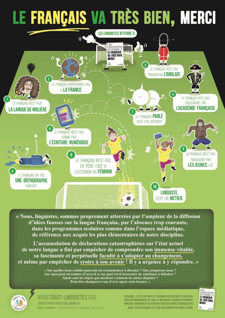 Une affiche résumant les 10 points du Tract à destination des élèves ...